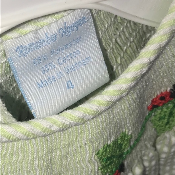 Matching Sets | Remember Nguyen Lady Bug Smocked Bloomer Set | Poshmark